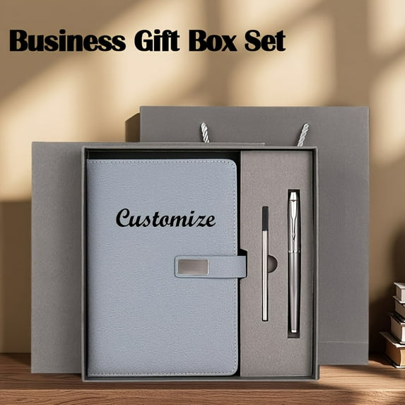 3pcs Personalized A5 Notebook Set 200 Pages with Pen & Replacement Core ...