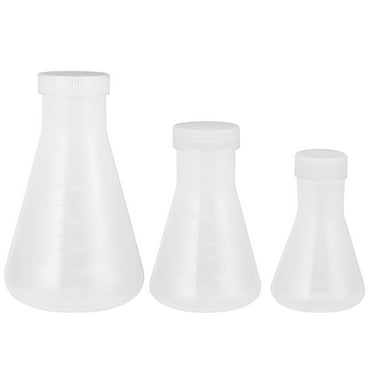 Glass Erlenmeyer Flask Set - 3 Sizes - 50, 150 and 250ml, Karter ...