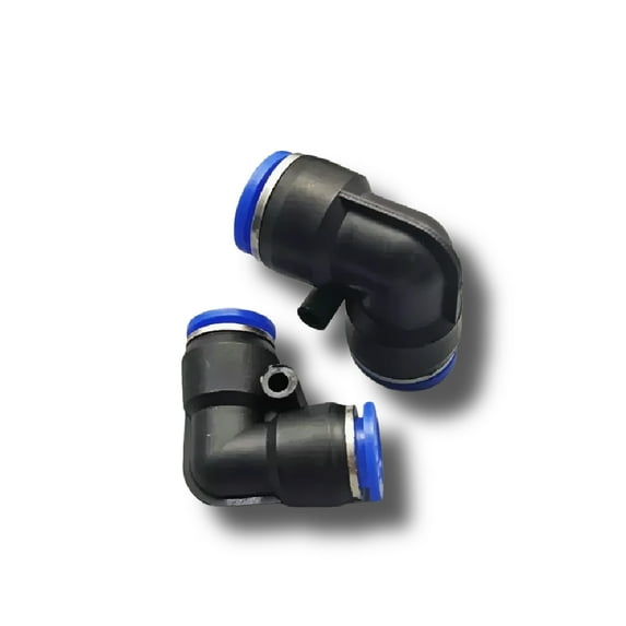 3pcs Pneumatic Fitting PV Air/Water Hose and Tube Push In Connector 4 ...