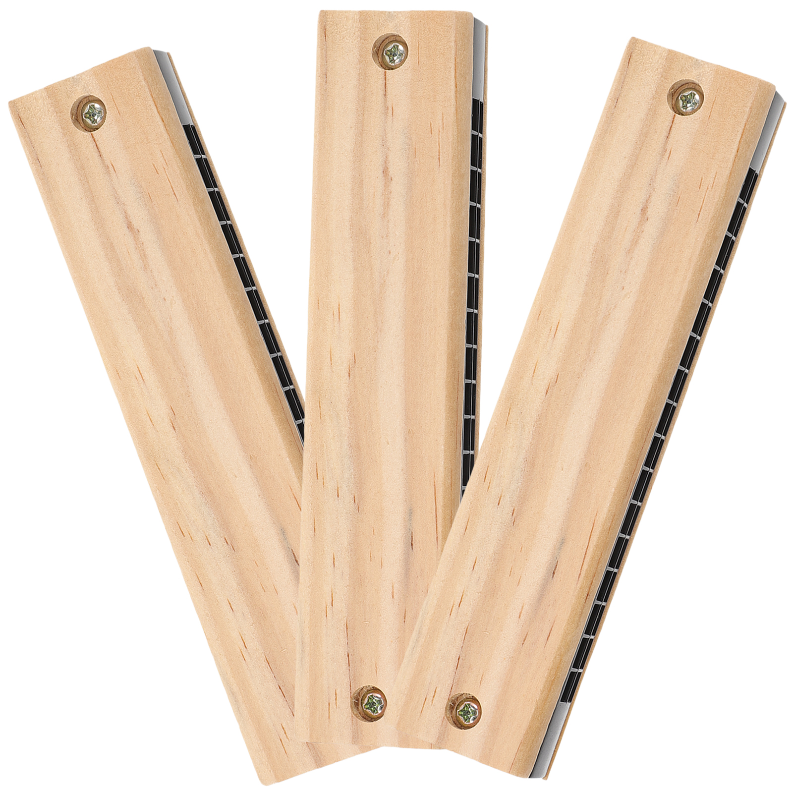 3pcs Portable Children Harmonicas Beginner Mouth Organs Small Musical ...