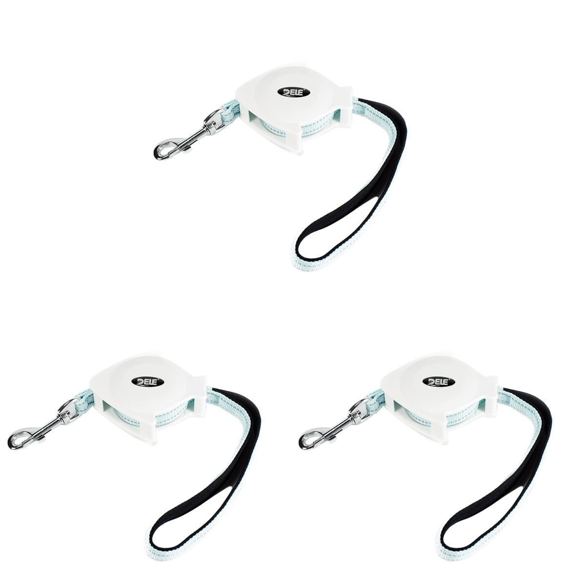 3pcs Portable Retractable Dog Leash Extending Puppy Walking Leads Pet ...