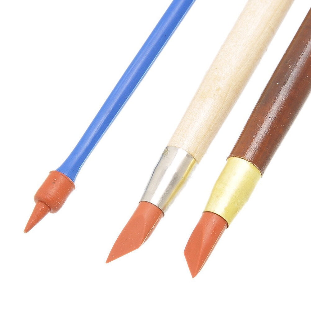 3pcs Pottery Clay Sculpture Carving Modeling Tool Set - Walmart.com