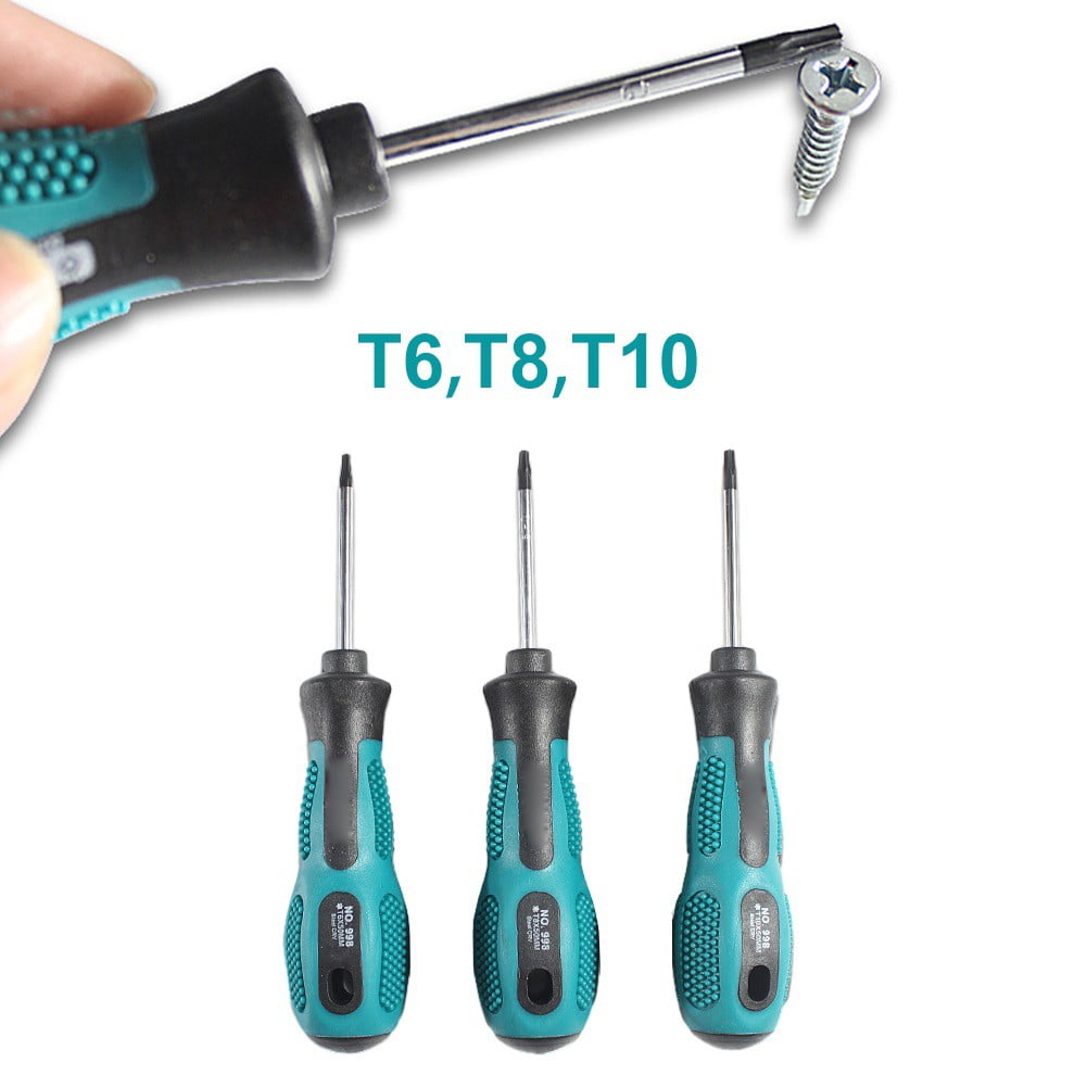 3pcs Precision Torx Screwdriver Set T6 T8 Magnetic Anti-Slip ...
