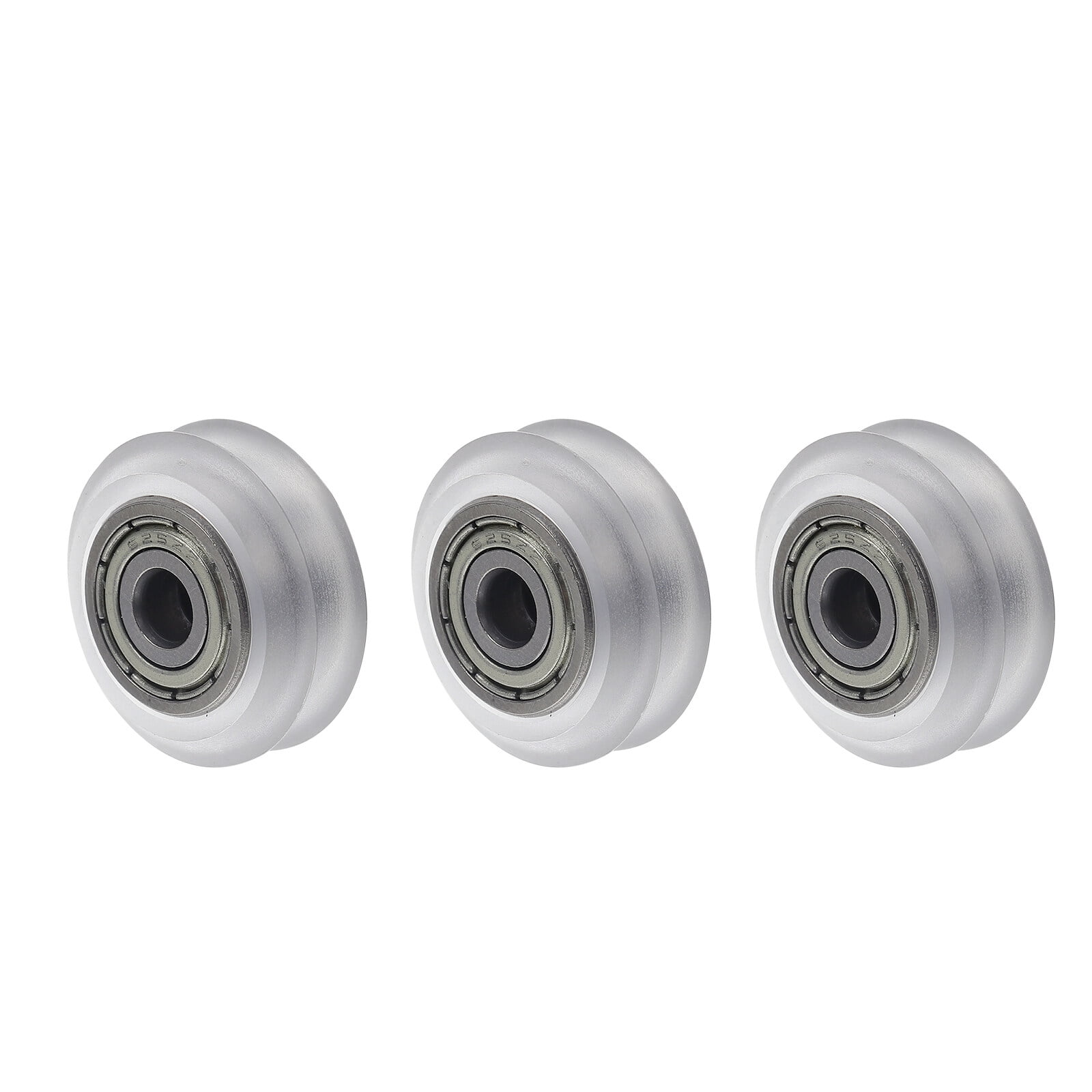 3pcs Printer Plastic Pulley Large Model Passive Round Wheel Bearing ...