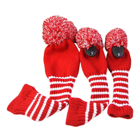3pcs Protective Golfs Club Headcover Soft Durability Universals Golfs ...
