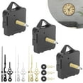 3pcs Quartz Clock Movement Kit, TSV DIY Repair Clock Mechanism Part ...