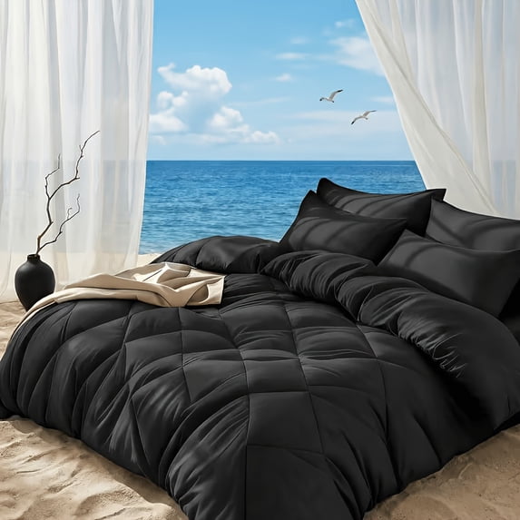 3pcs Queen Summer Cooling Sensation Double Sided Quilt Set, Ventilate ...