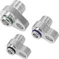 3pcs R134a Adapter Fittings Hose Tank and Car Refrigerant Quick Connect ...