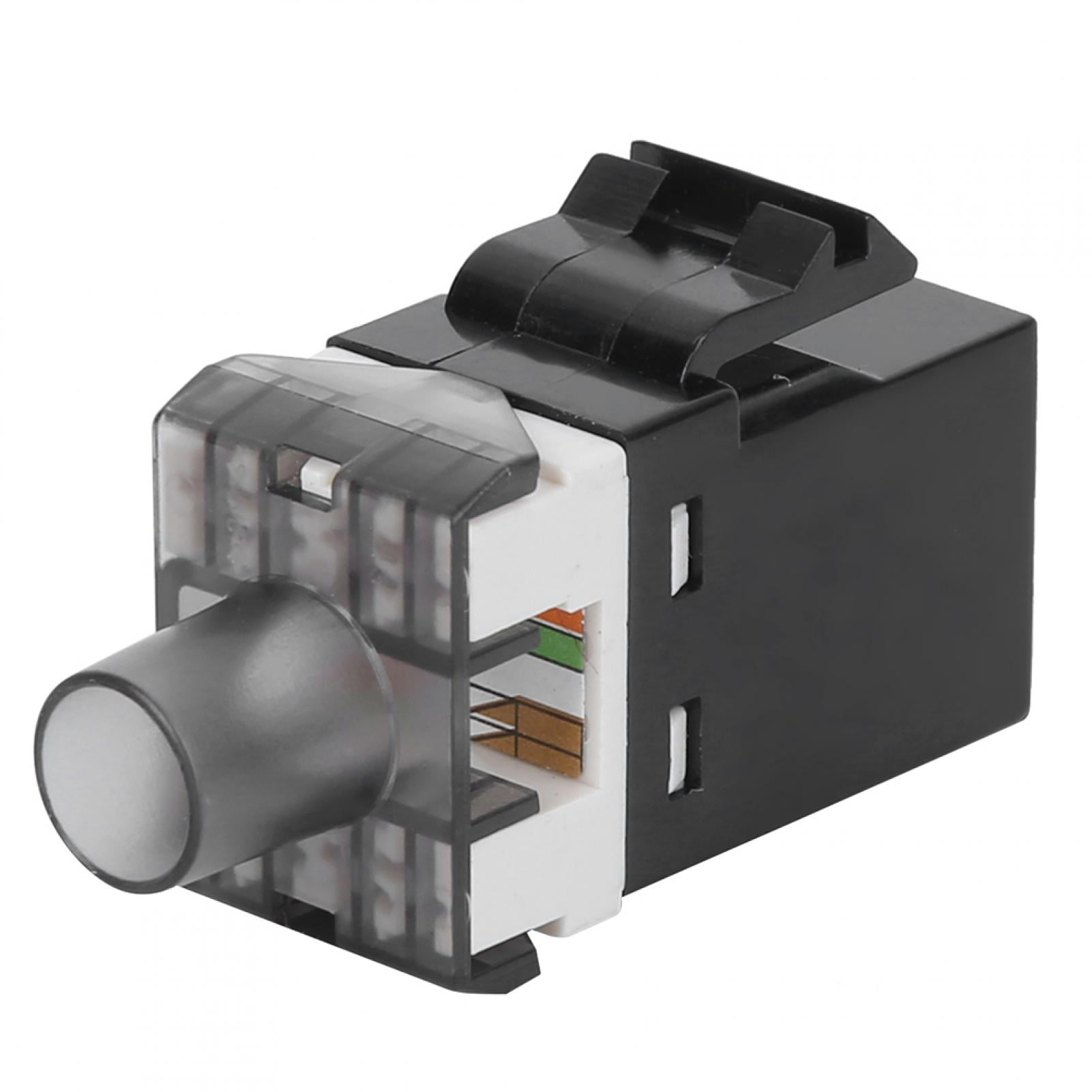 3pcs RJ45 180 Degree Module CAT6 UTP Networks Information Connector ...