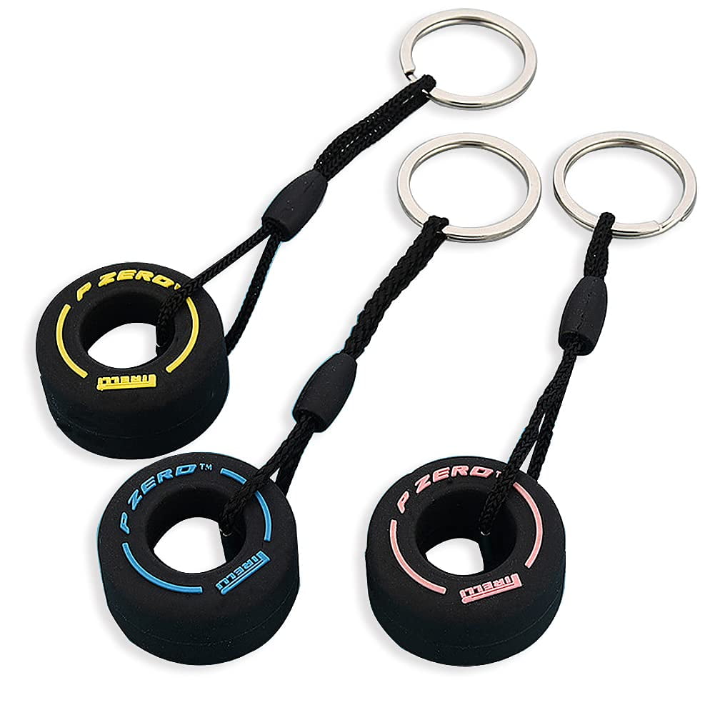 (3pcs) Racing Tire Key Chain,Wheel Tyre Auto Keychain,Mini Cute Tire ...