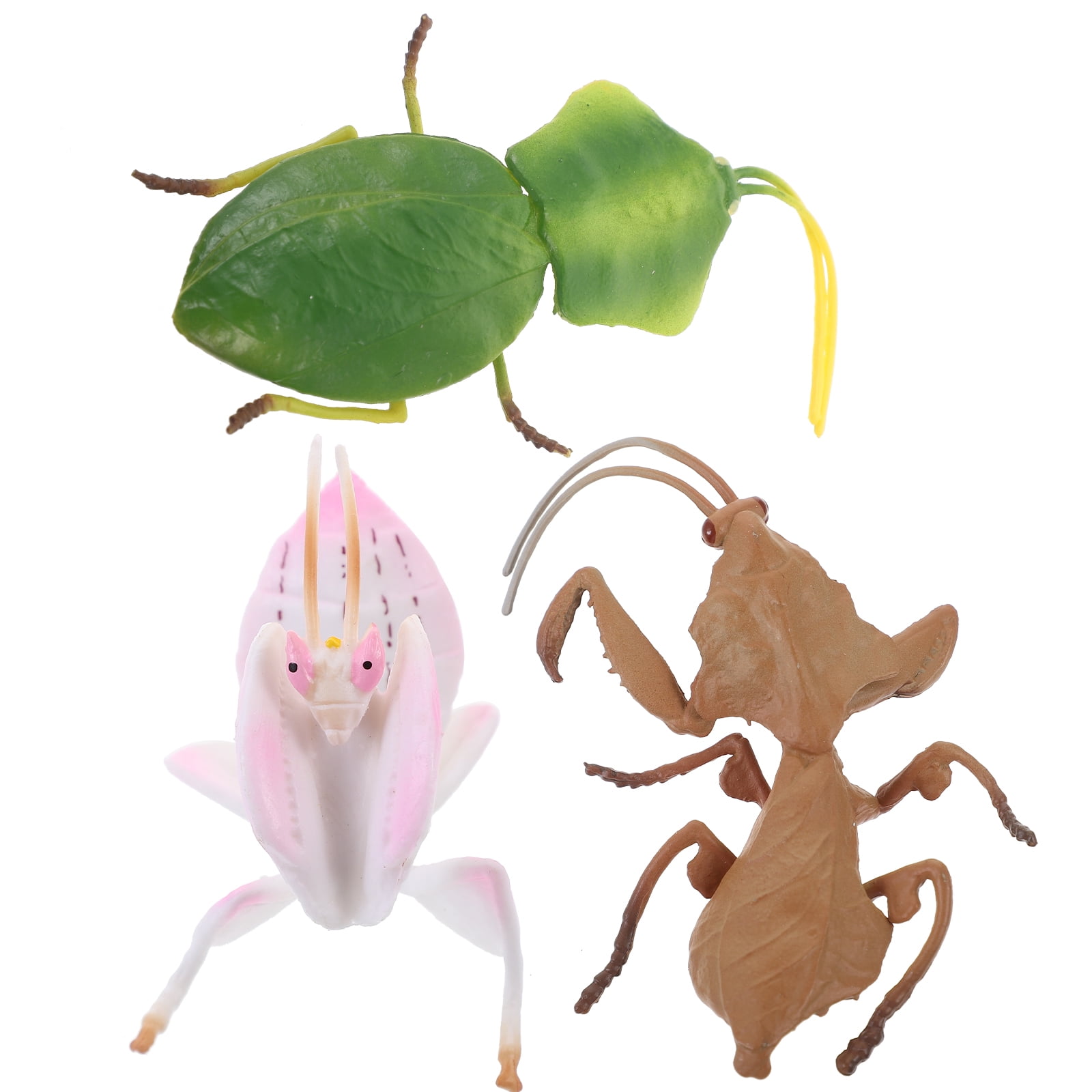 SEWOART Simulation Toy Mantis Model For Children 3Pcs 2.4X2.4X1In ...