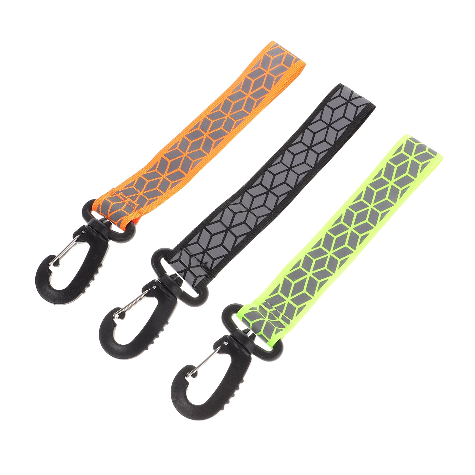 Reflective Keychain with High Visibility for Night 3pcs Assorted Color ...