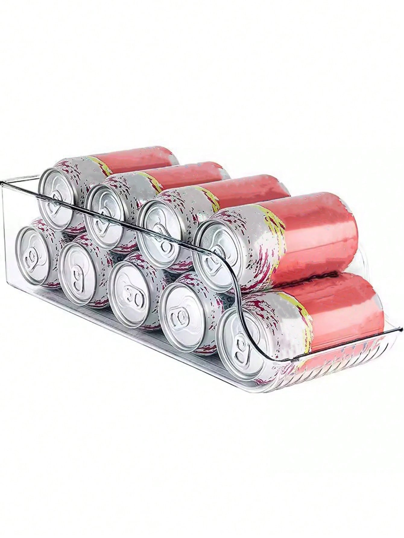 3pcs Refrigerator Beverage Storage Box, Beer & Cola Can Organizer Rack ...