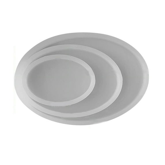 3pcs Resin Coaster Molds Crafts Cup Mat Mold Geometry Tray Silicone ...