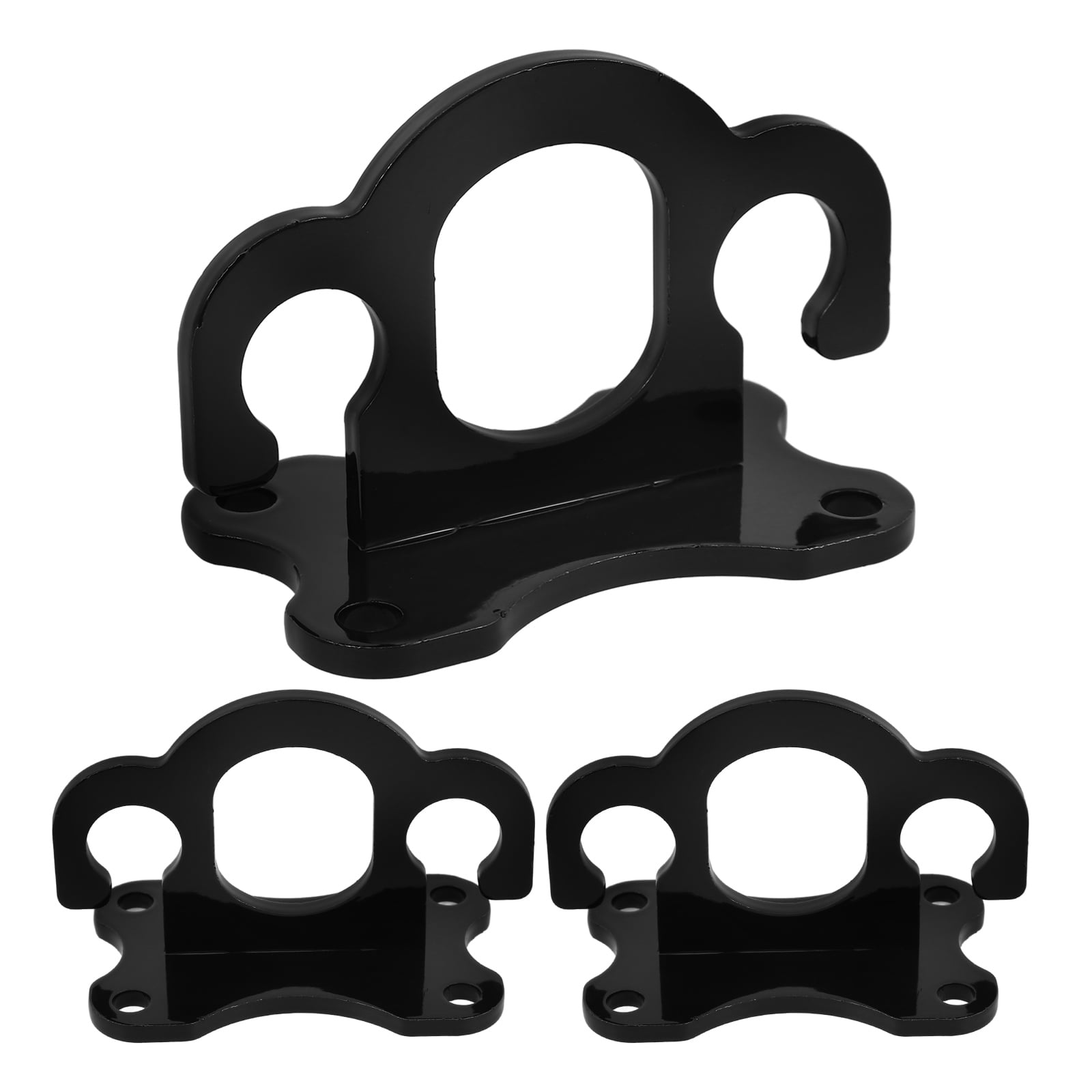 3 Pcs Heavy Duty Fitness Hook Ceiling Hooks Resistance Bands Black ...