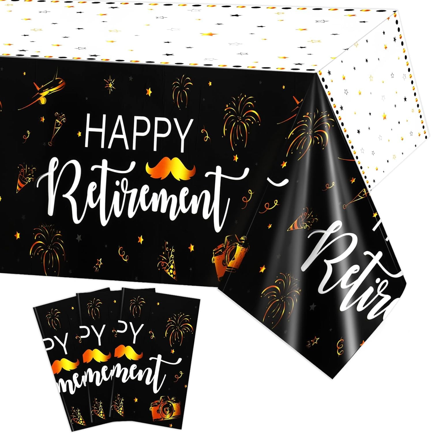 Phogary Retirement Tablecloths, We Will Miss You, 3pcs Disposable ...