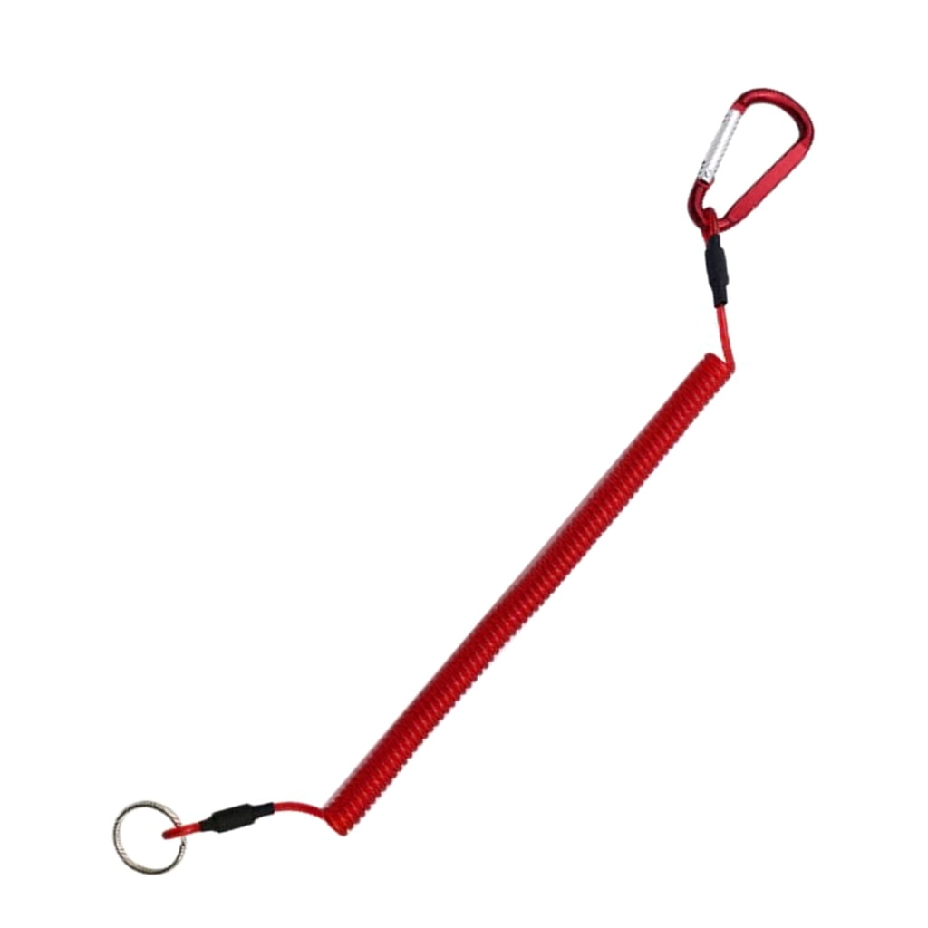 3pcs Retractable Safety Lanyard Fishing Tackle Spring Fishing Lanyard ...