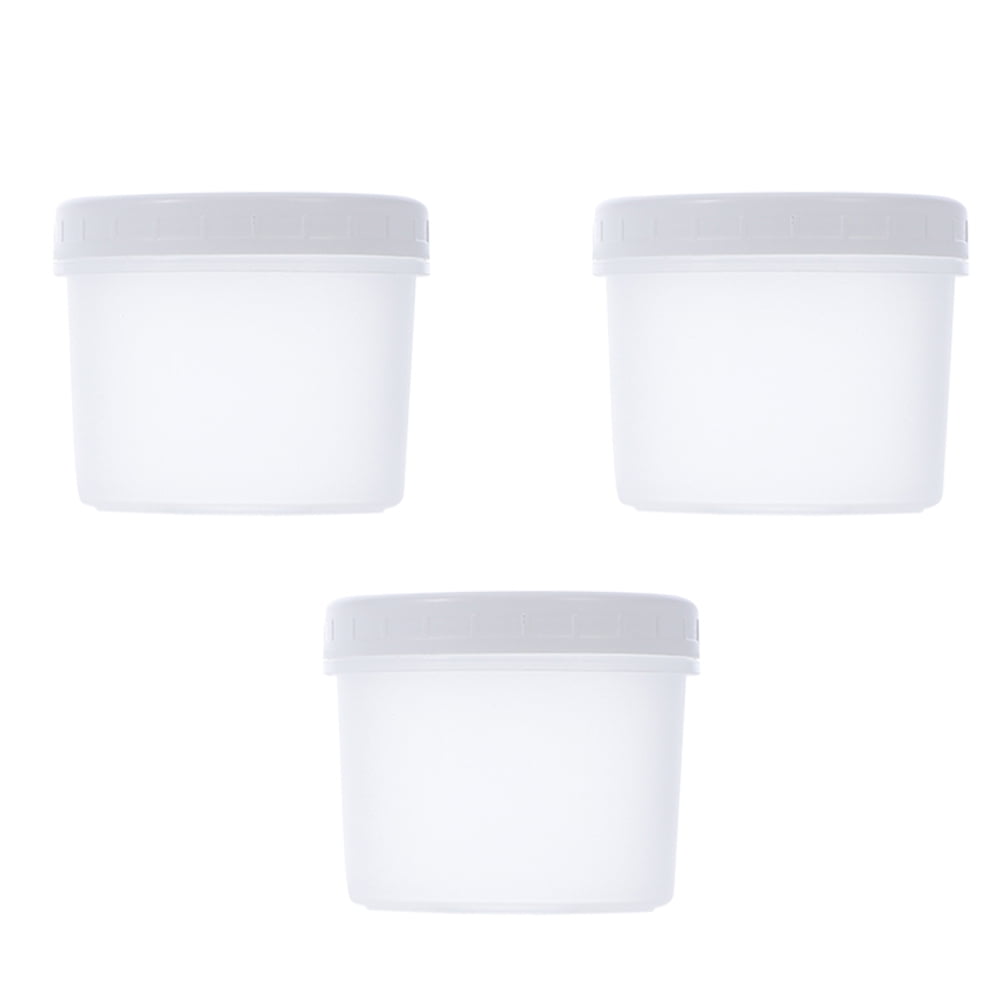3pcs Reusable Ice Cream Containers Homemade Ice Cream Keeper Fridge ...