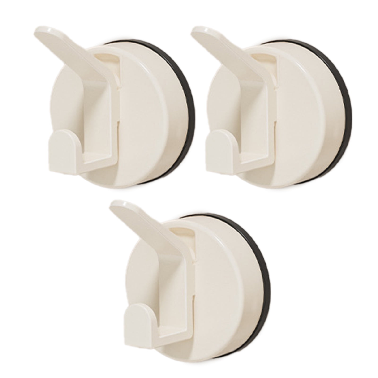 3pcs Reusable Not Damage Wall Hook with Strong SuctionRemovable ...