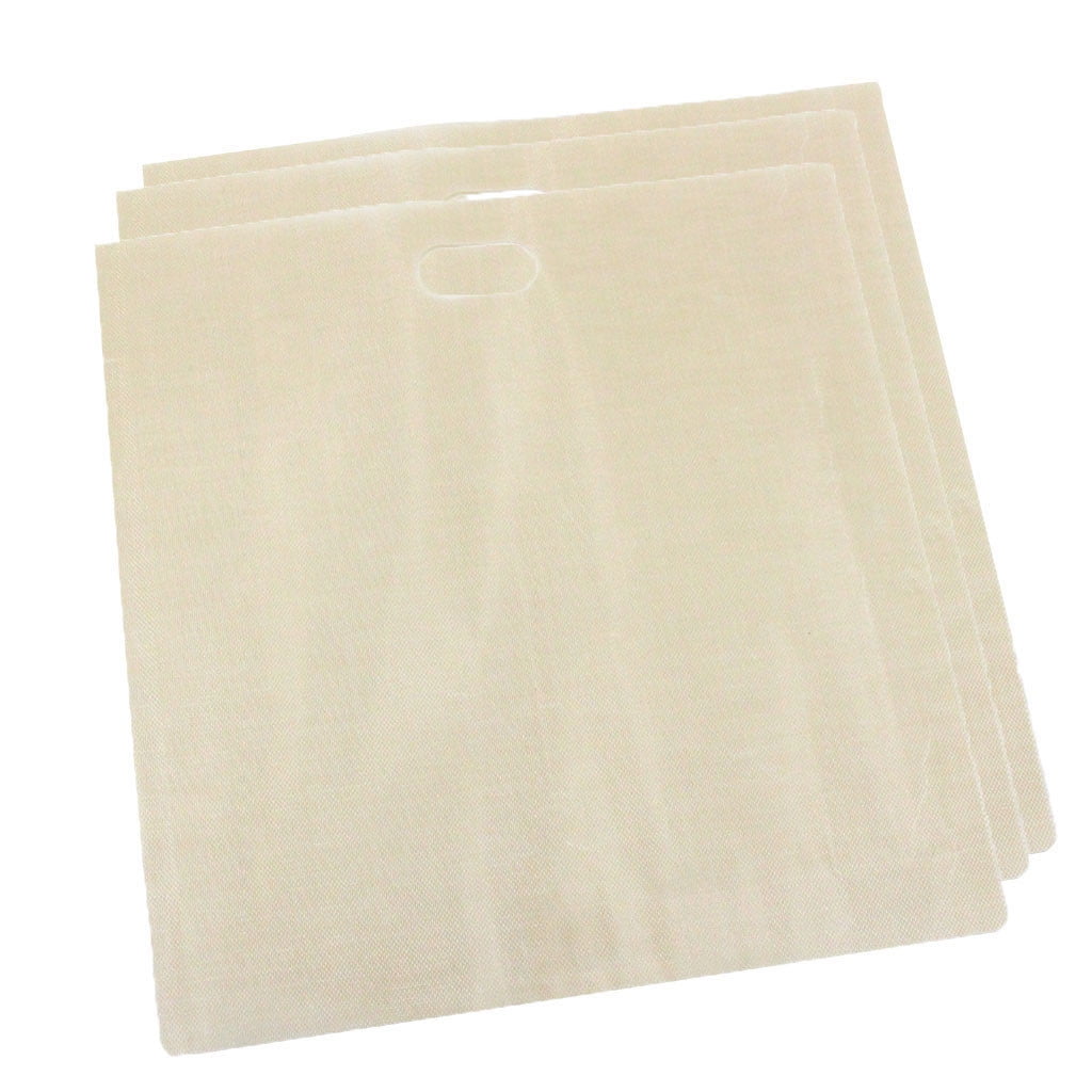 3pcs Reusable Toaster Bags Non-Stick Heat Resistant for Grilled Cheese ...