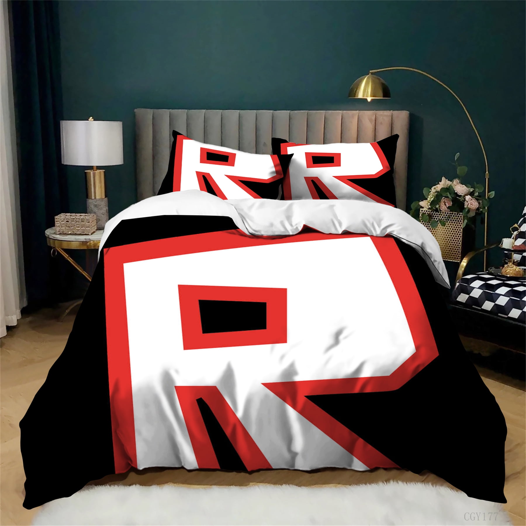 3pcs Roblox Duvet Cover Sets Soft and Breathable Bedding Set for Kids ...