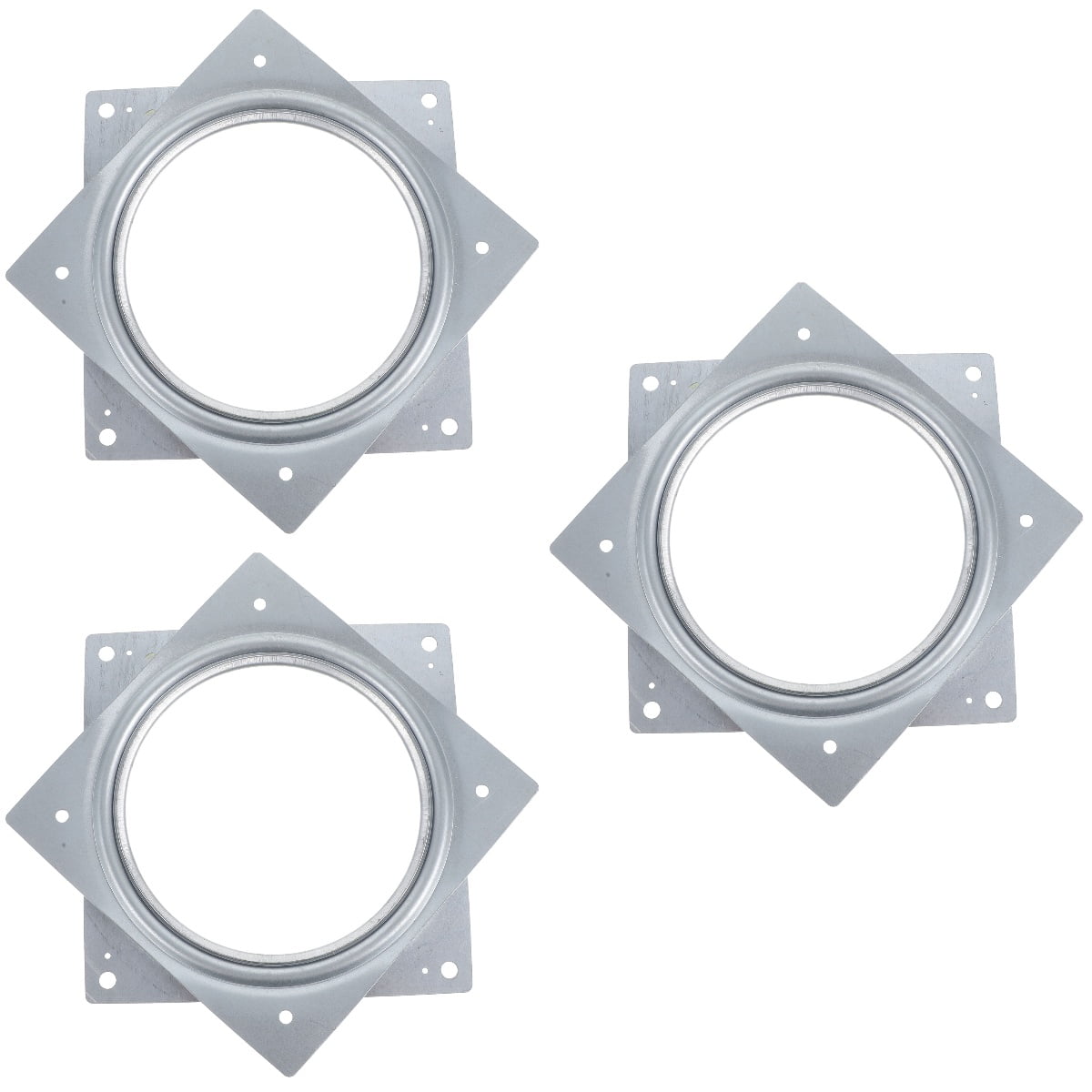 3pcs Rotating Metal Turntable Heavy Duty Table Bearing Turnplate Dining ...