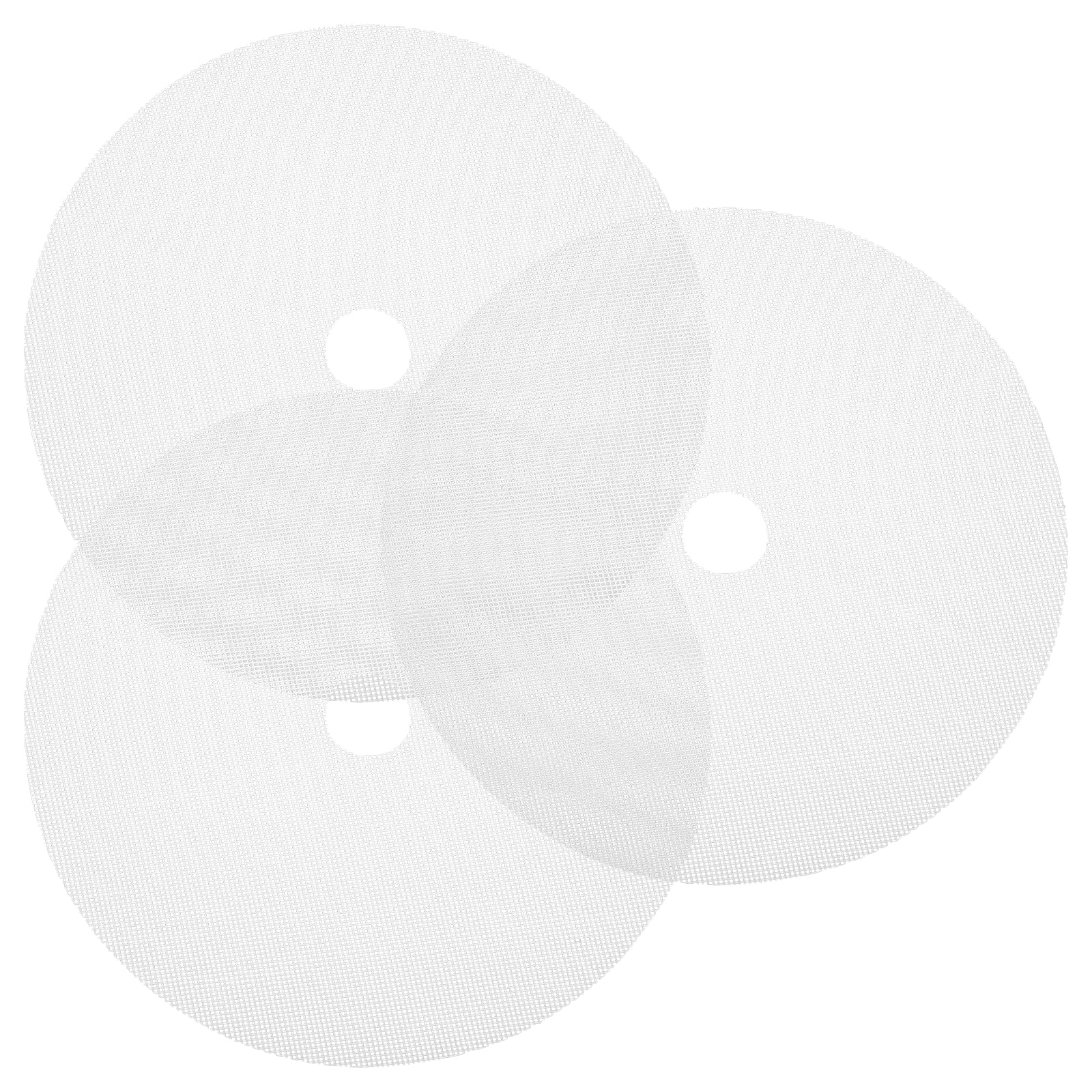 Oecoator 3pcs Round Dehydrator Sheets Food Dryer Silicone Mats ...