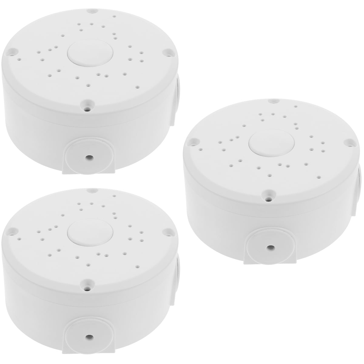 3pcs Round Extension Cord Connection Box Multi-hole Connection Box ...