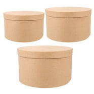 Round Paper Mache Nesting Boxes – Small Set of 6 Paper Mache Boxes with ...