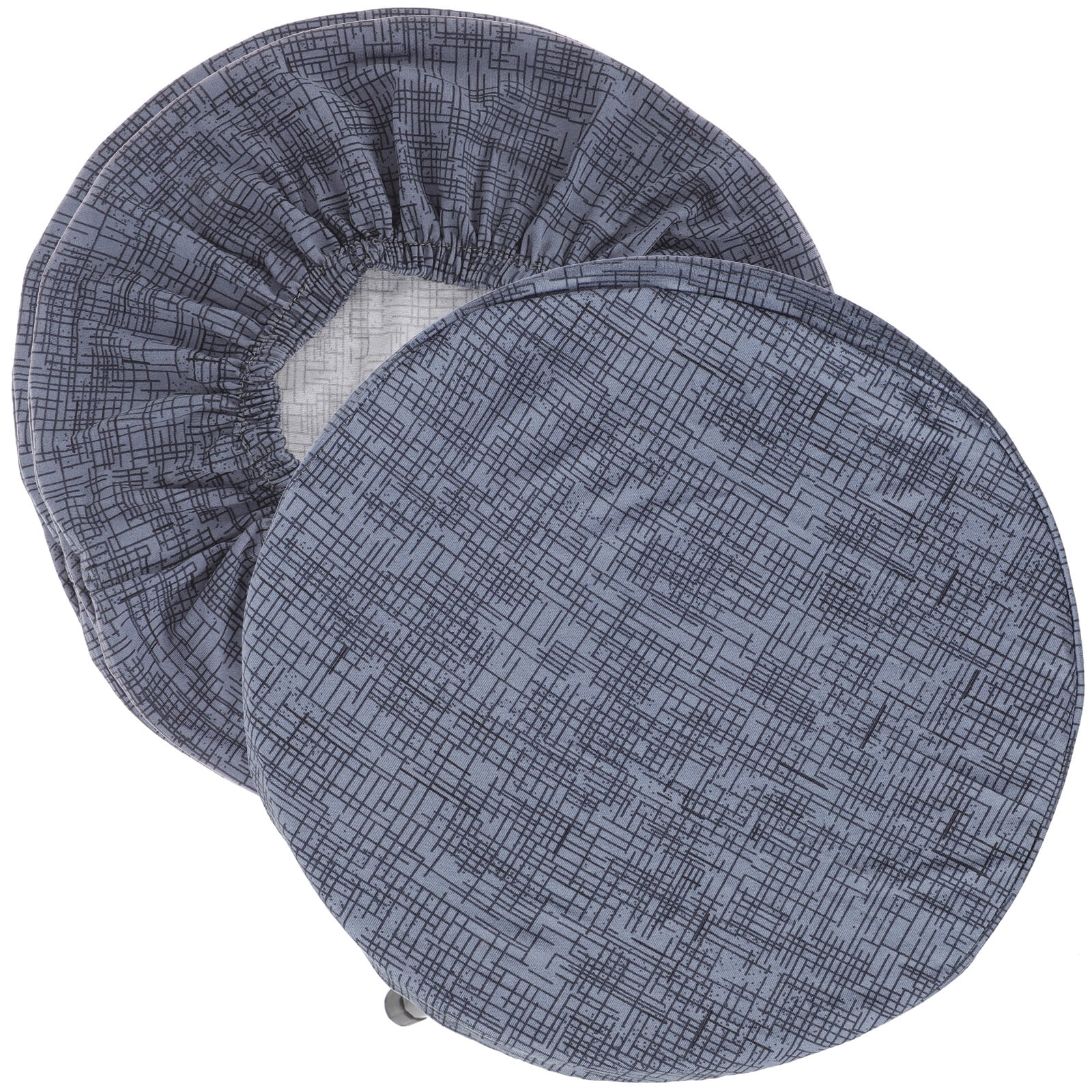3pcs Round Stool Cover Stretch Round Bar Stool Cover Washable Bar Stool ...