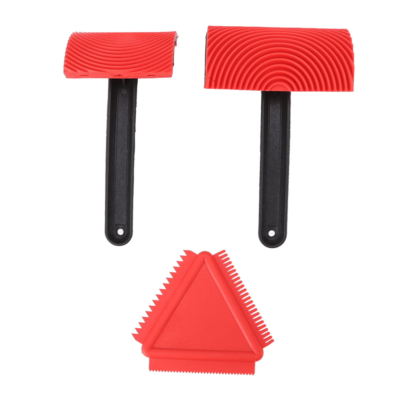 3pcs Rubber Wood Pattern Painting Tool Non Deformation Wood Grain ...