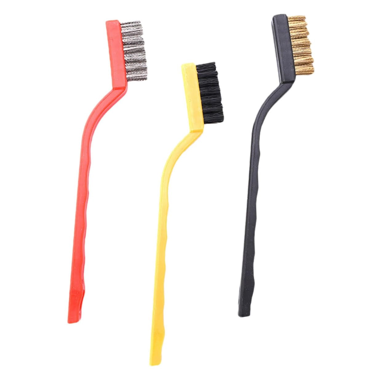 3pcs Rust Brush Car Detailing Brush Motor Door Window Brush Nylon Wire ...