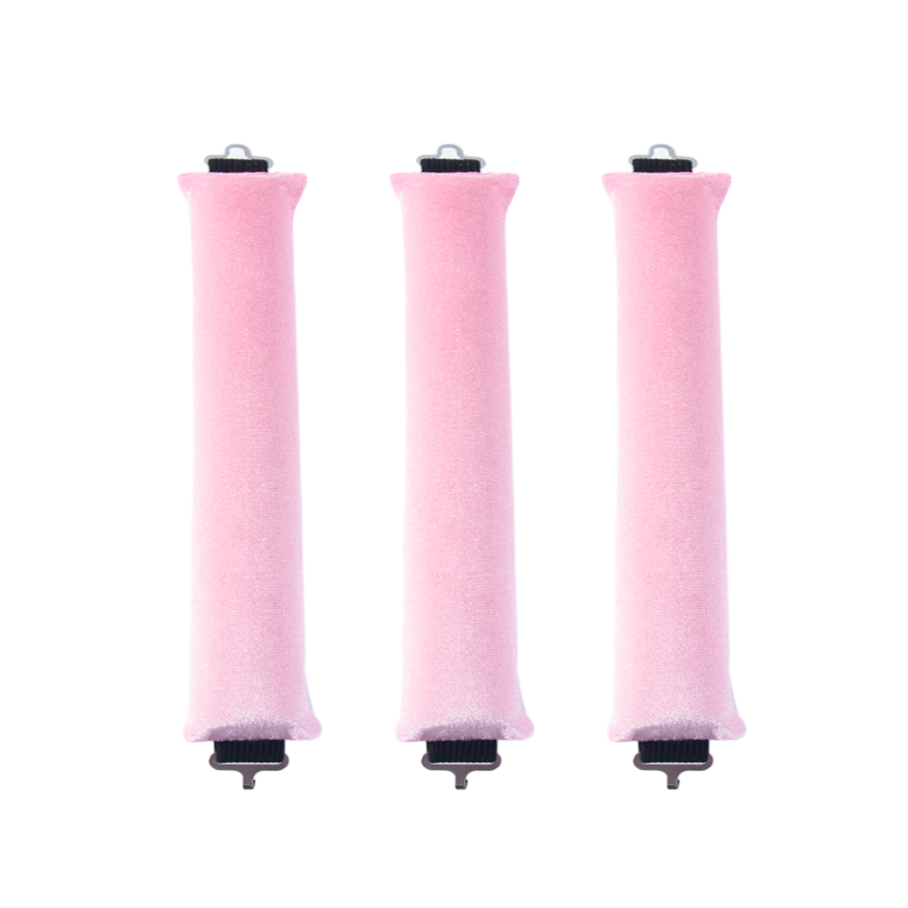 3pcs Satin Heatless Hair Curlers Curling Set Overnight Blowout Curls ...