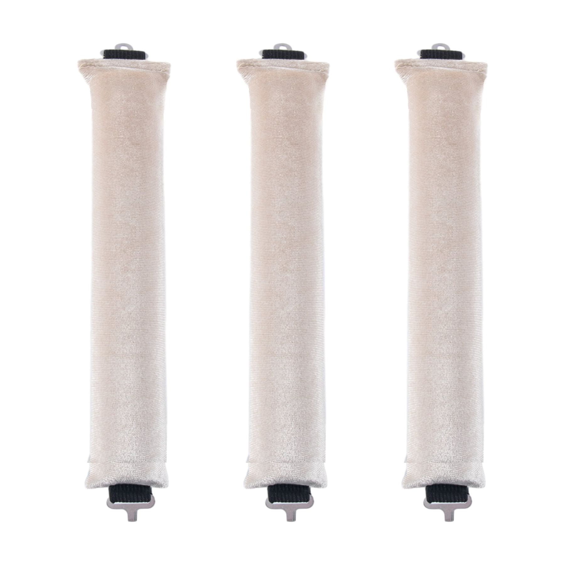 3pcs Satin Heatless Hair Curlers Curling Set Overnight Blowout Curls ...