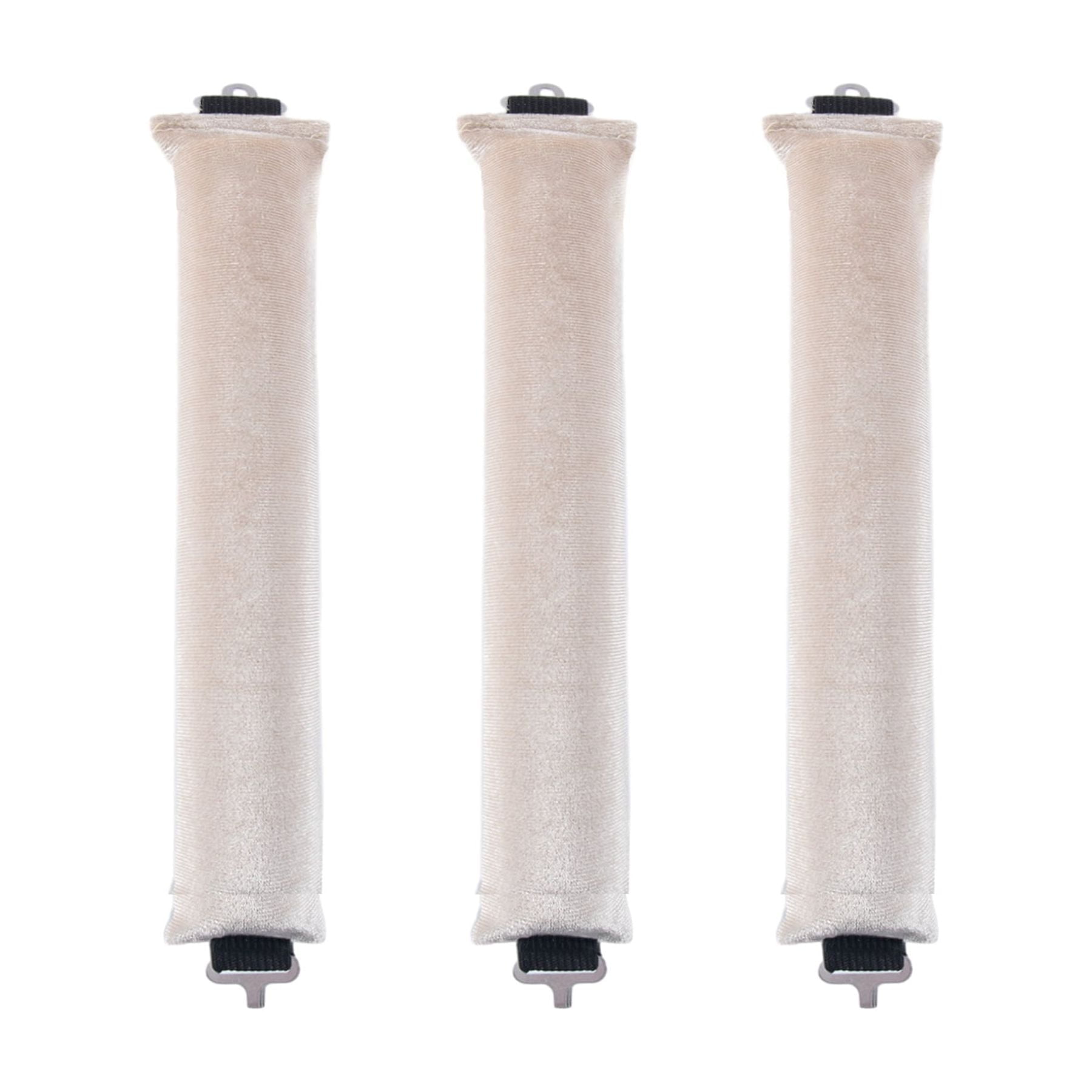 3pcs Satin Heatless Hair Curlers Curling Set Overnight Blowout Curls ...