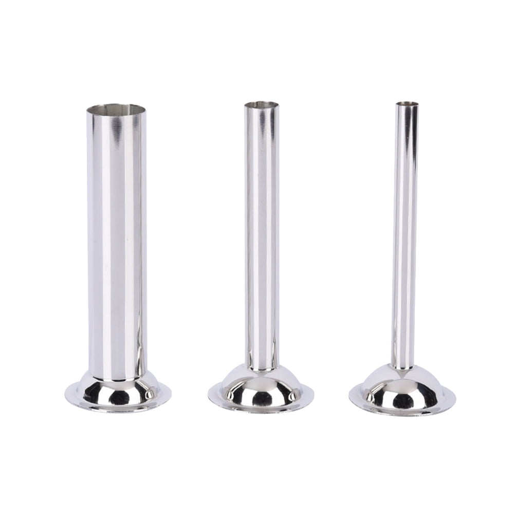 3pcs Sausage Stuffer Tubes Set Stainless Steel Meat Filler Food Grinder ...
