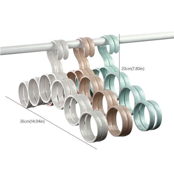 3pcs Scarf Organizer for Closet, Space Saving Hanging Storage for ...