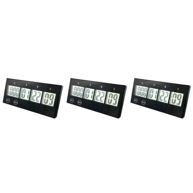 3pcs School Examination Timer Wall Clock Students Timer Exam Goal ...