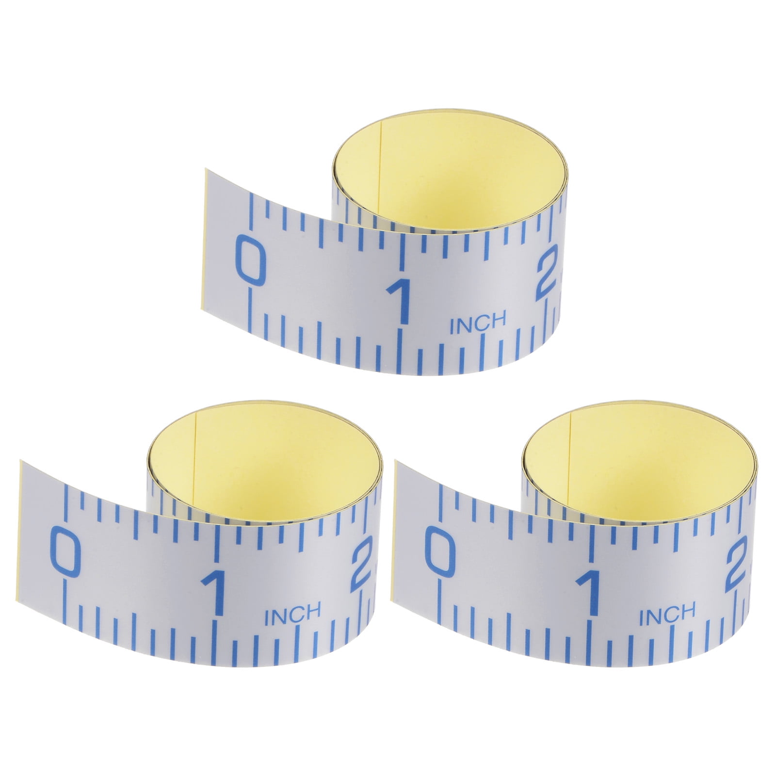 3pcs Self Adhesive Measuring Tape 12 Inch English Left to Right , Blue ...