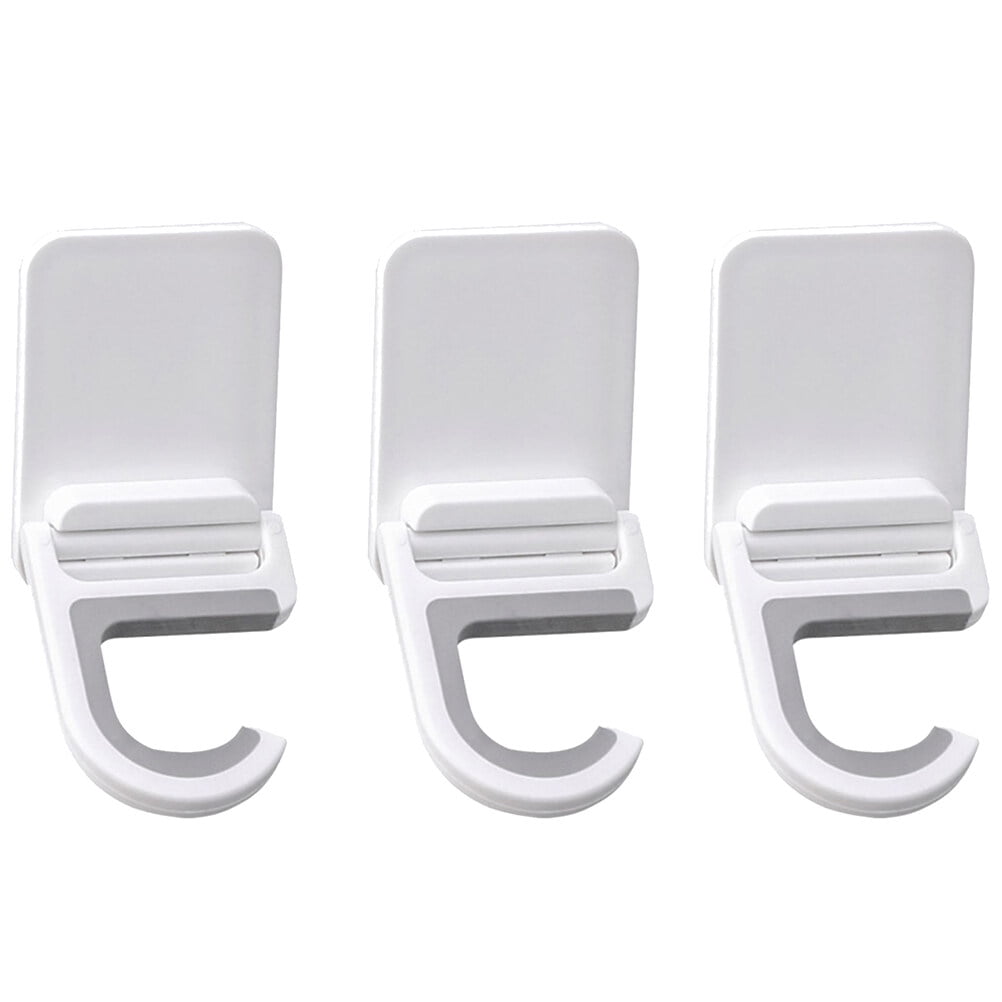 3pcs Self-adhesive No Drilling Mop Storage Hooks Mop Holders for Home ...