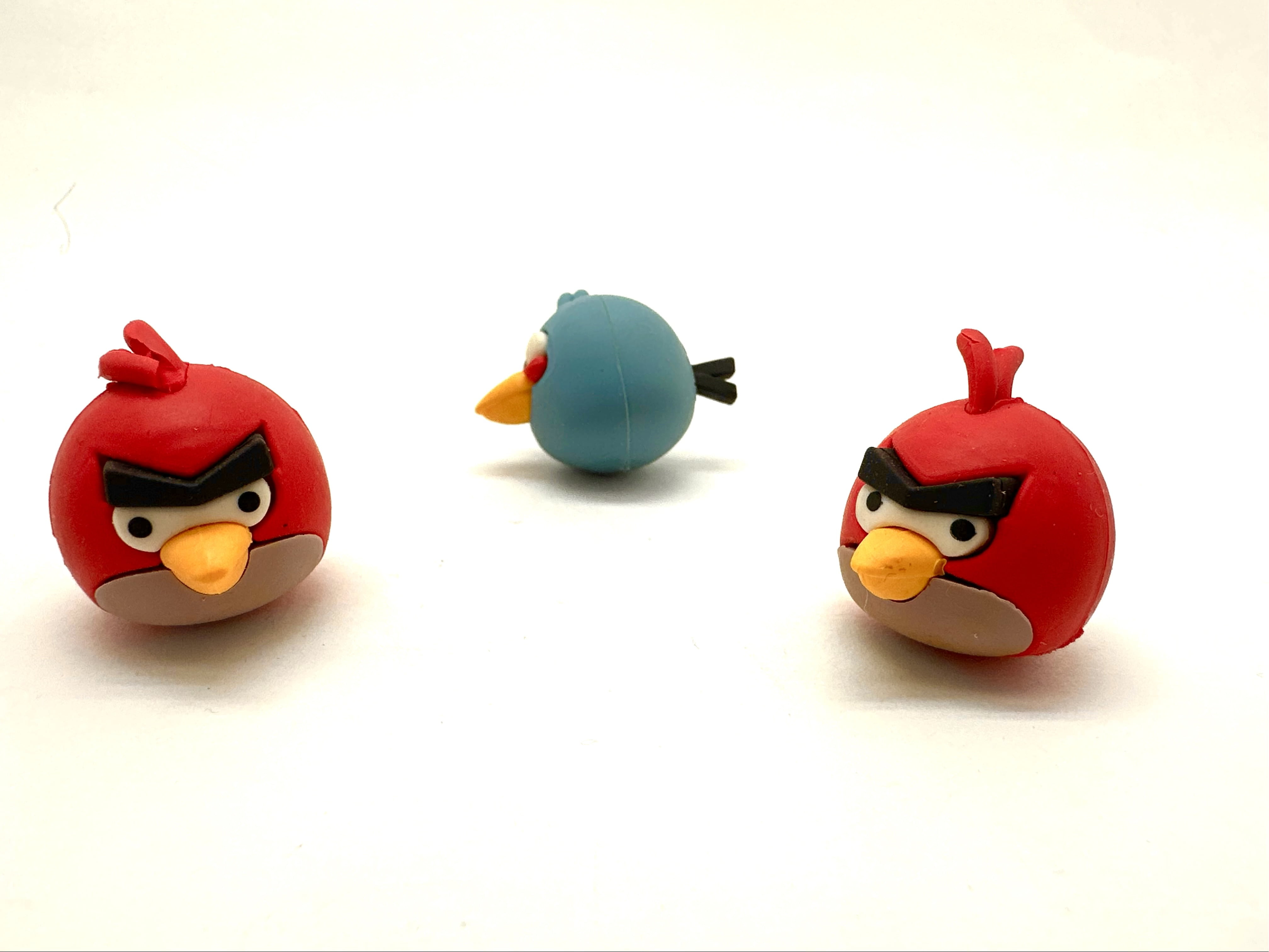3pcs Set Angry Birds Assemble Erasers Like A Puzzle - Walmart.com