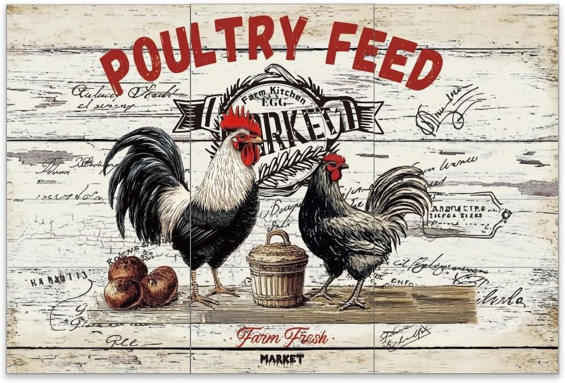 3pcs/Set Farm Rub on Transfers for Furniture and Crafts 6x12 inch ...