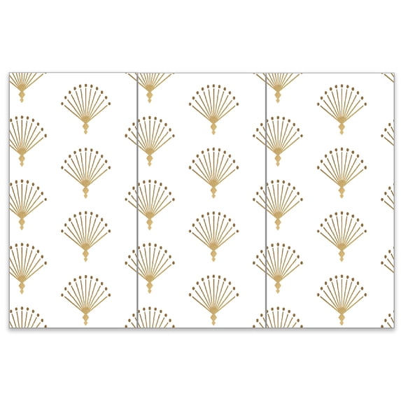 3pcs/Set Ginkgo Leaves Rub on Transfers for Furniture and Crafts 6x12 ...