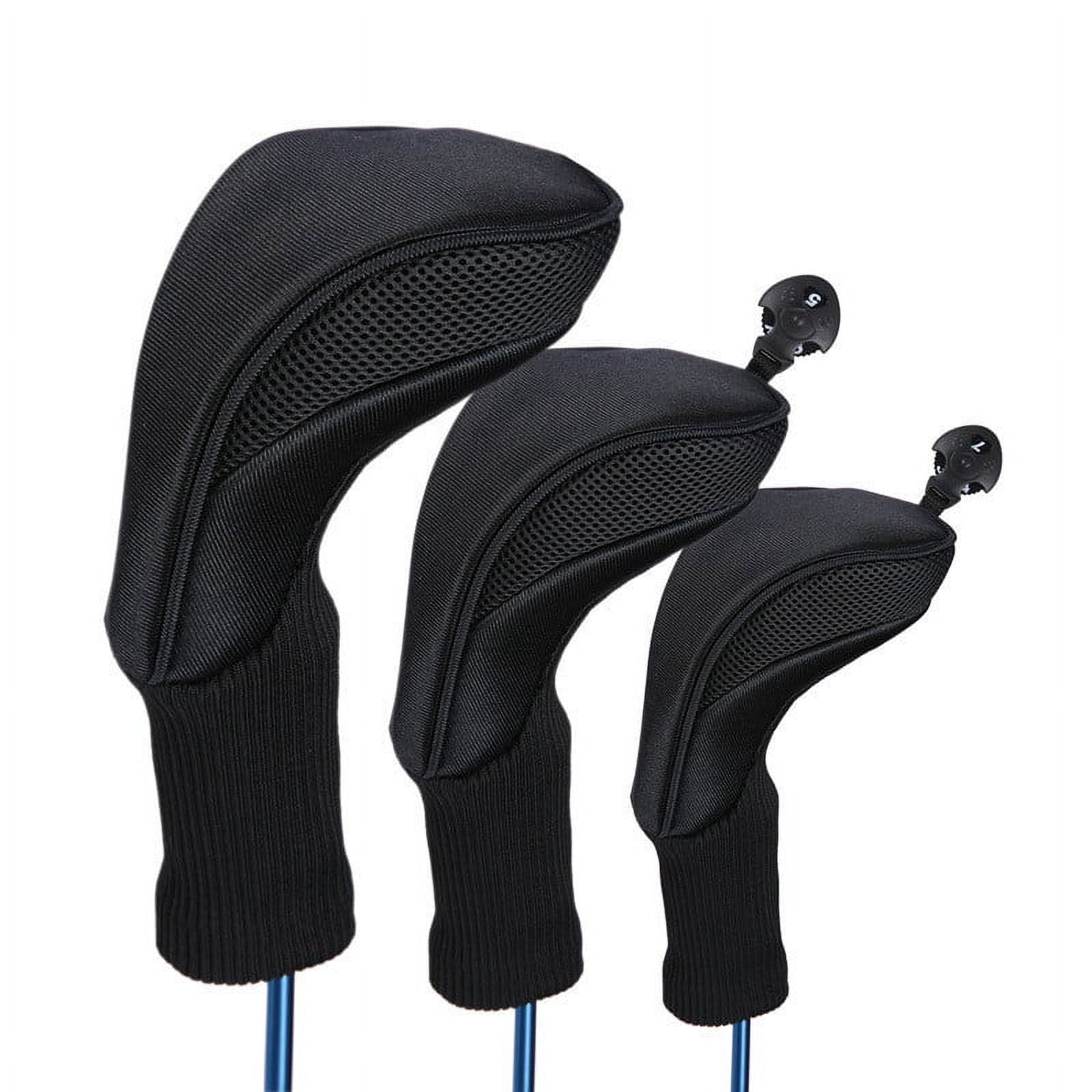 3pcs Set Golf Head Covers, Driver Fairway Wood Headcovers, Headcovers ...