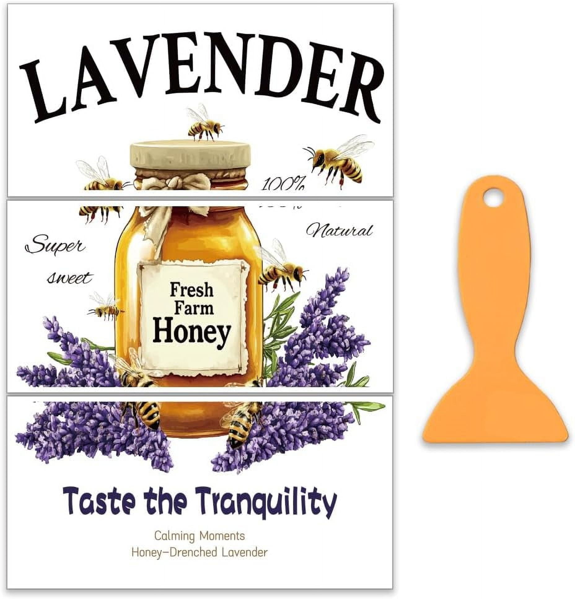 3pcs/Set Honey Bee Rub on Transfers for Furniture and Crafts 12x6 Inch ...