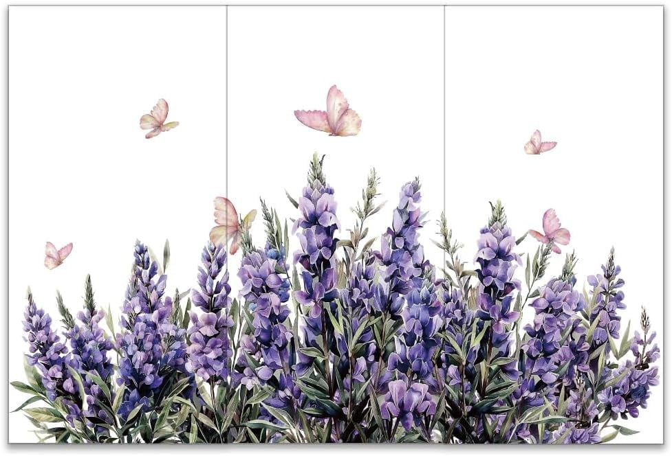 3pcs/Set Lavender Rub on Transfers for Furniture and Crafts 6x12 inch ...