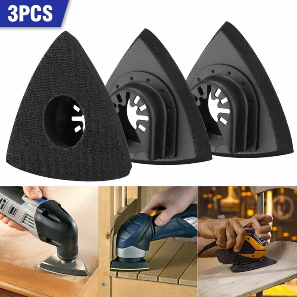 3pcs/Set Oscillating Multitool Sanding-Pads For-Ryobi/For-Rockwell Hook ...
