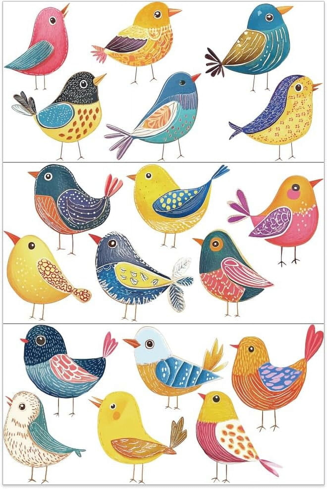 3pcs/Set Patched Chicken Rub on Transfers for Furniture and Craft 12x6 ...