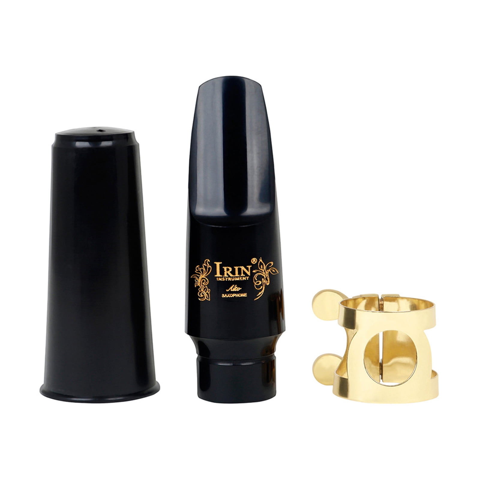 3pcs Set Professional Saxophone Mouthpiece+Clip+Clip Cap for Alto ...