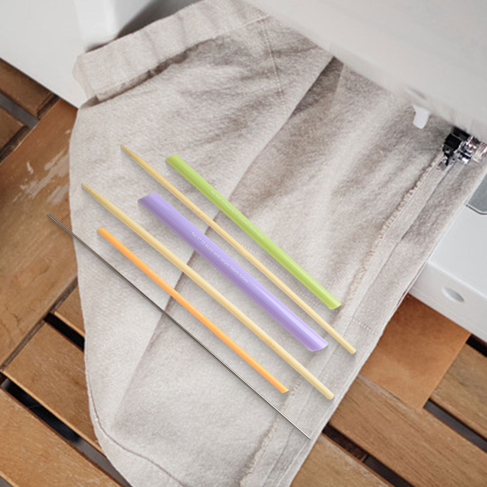 3pcs/Set Quick Turn Fabric Set Assorted Sizes Tube Turner for Sewing ...